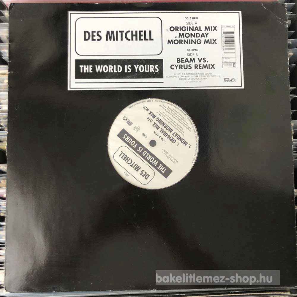 Des Mitchell The World Is Yours EU - Bakelit lemez shop