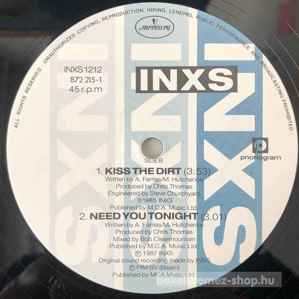 INXS Need You Tonight UK - Bakelit lemez shop